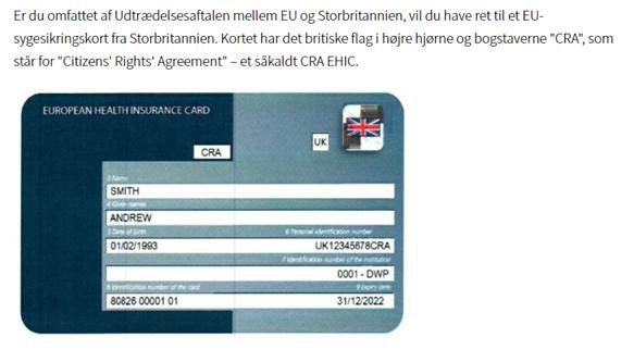Afregning med turister/udlændinge - sundhed.dk