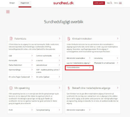 Praksisdeklaration - sundhed.dk